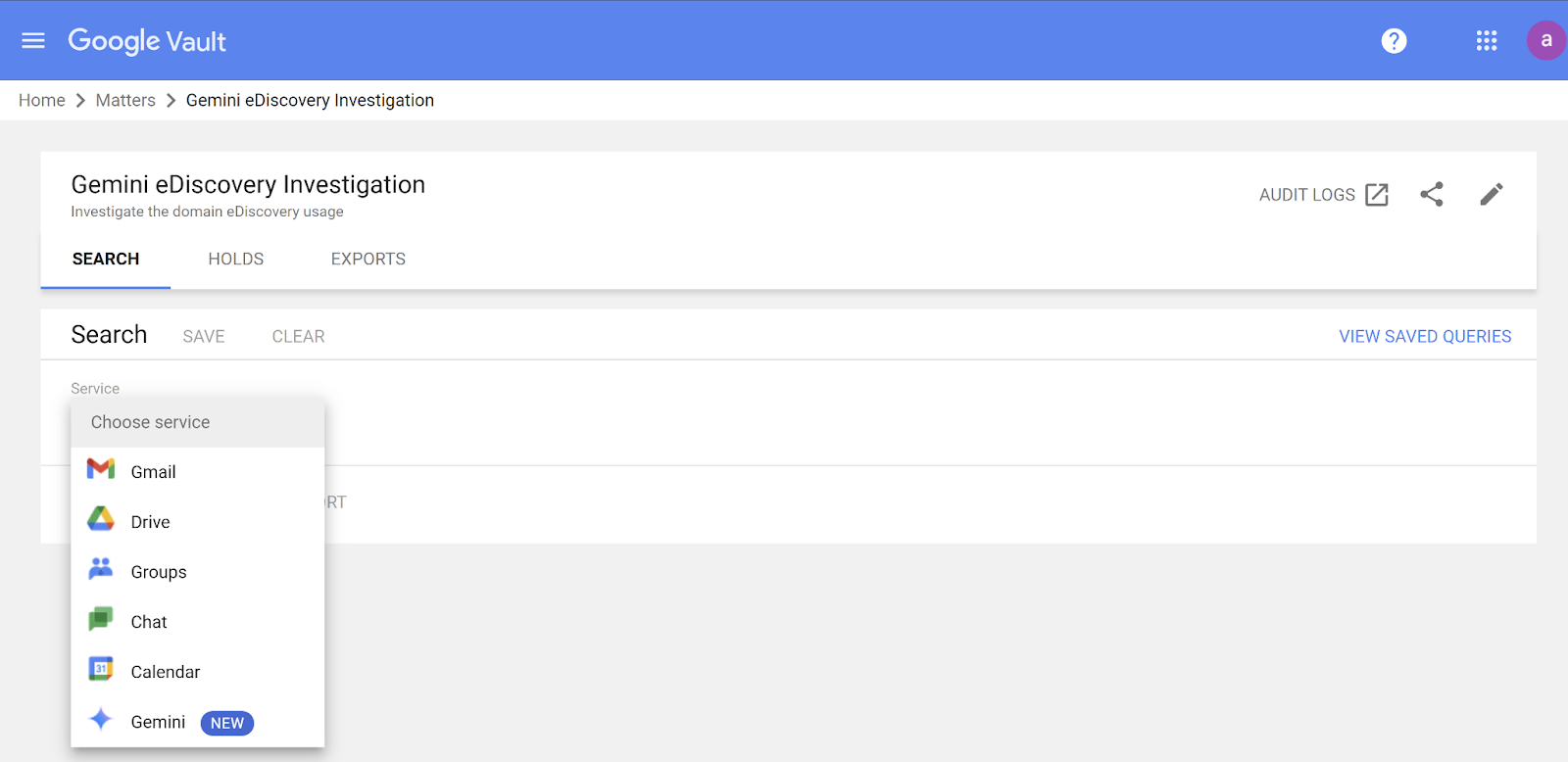 Gemini : prise en charge dans Google Vault | Numeriblog