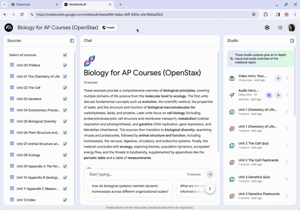 NotebookLM révolutionne l'apprentissage dans Classroom | Numeriblog